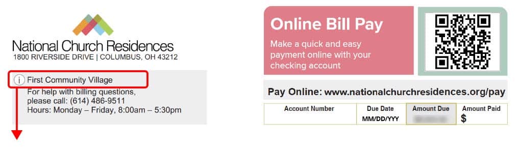 Payment Portal | National Church Residences